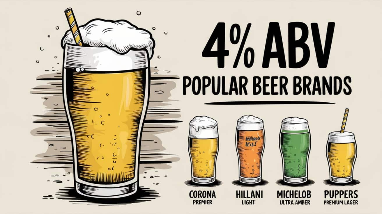 Beer Alcohol Content ABV% of Popular & Craft Beer Brands