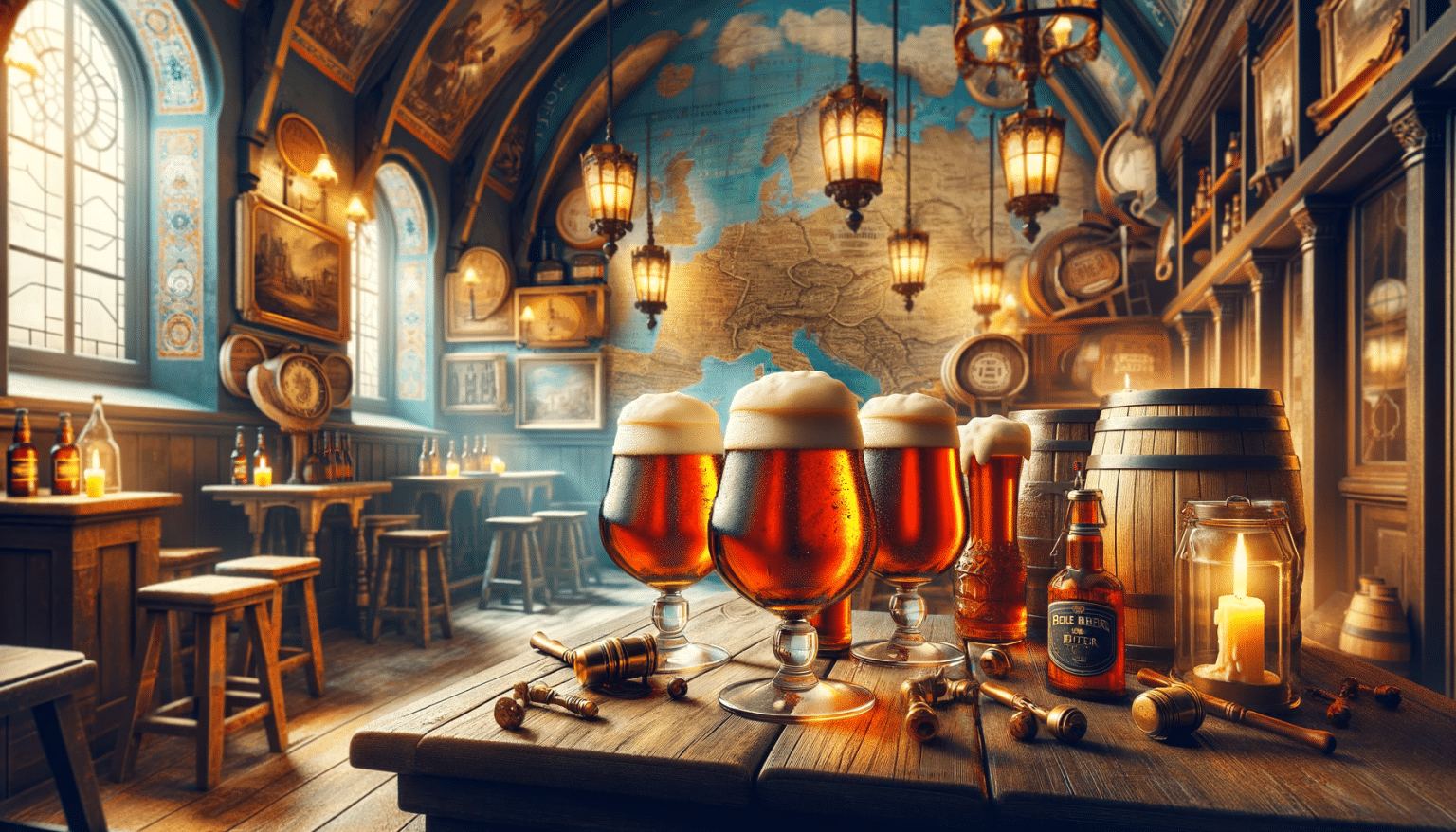 Amber Bitter European Beer