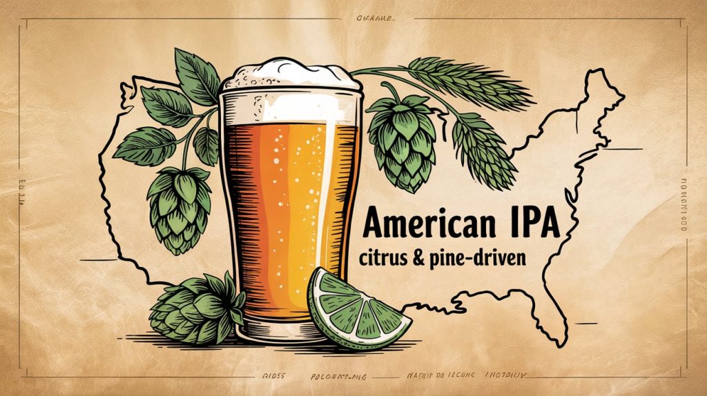 American IPA – Bold, Bitter & Bursting with Citrus & Pine