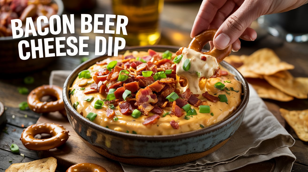 Bacon Beer Cheese Dip: Creamy, Crispy, and Loaded with Beer & Bacon Flavor