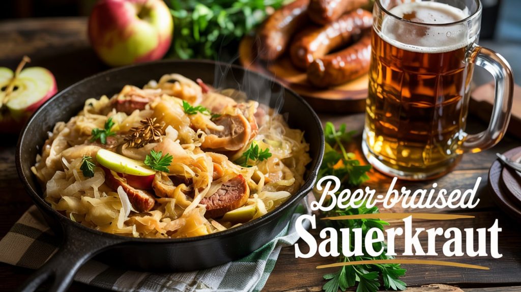 Beer-Braised Sauerkraut 塞 Tangy, Savory, and Softly Spiked With Malty ...
