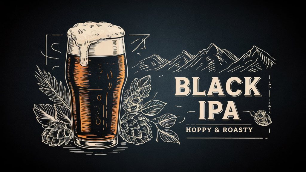 Black IPA – Dark, Dank & Hoppy with Roast Bite