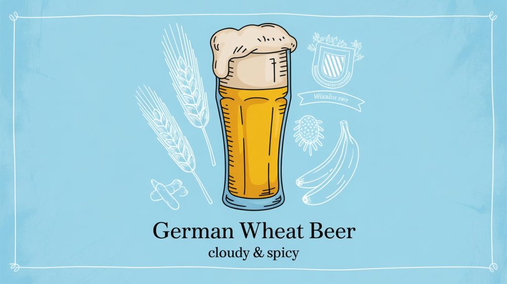 German Wheat Beer – Cloudy, Spicy & Naturally Refreshing