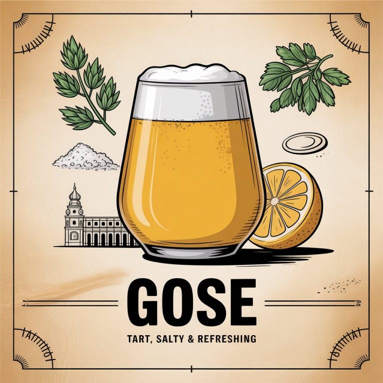 Gose – Tart, Salty & Citrusy-Clean