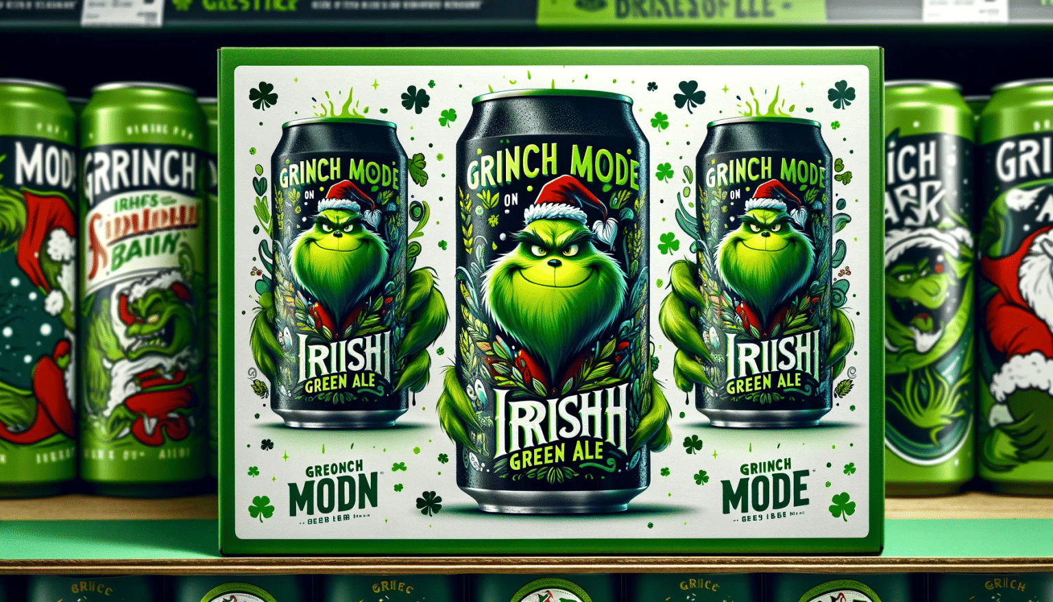 Grinch Beer: Frosty Pint Christmas Magic in a Can