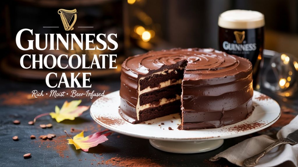 Guinness Chocolate Cake: Moist, Fudgy, and Infused With Deep Stout Flavor