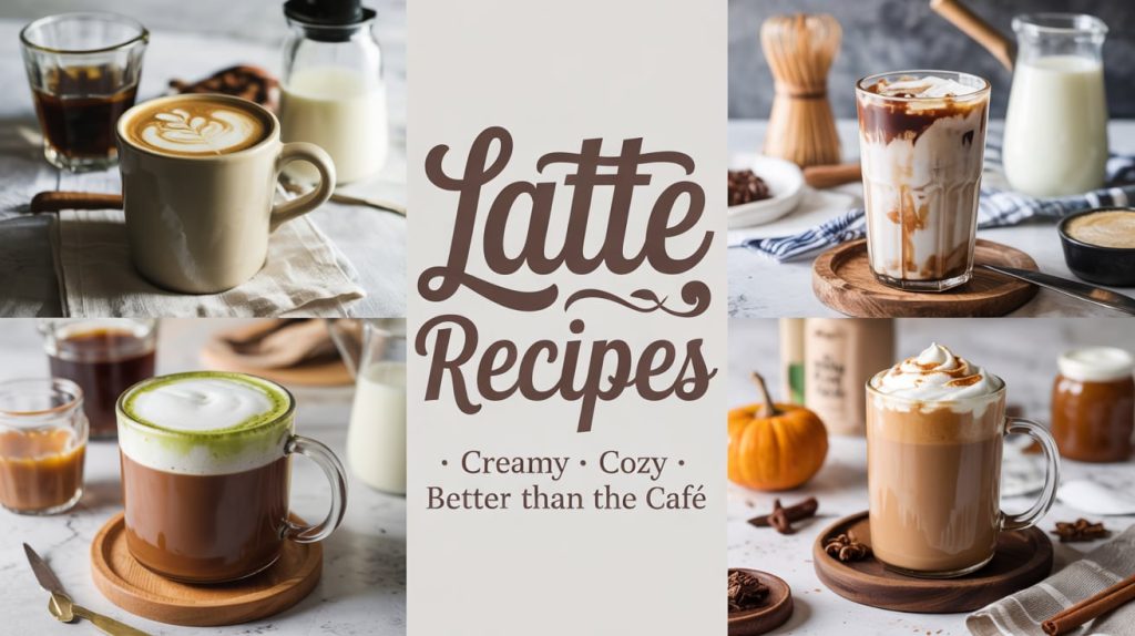 Latte Recipes ☕ Warm, creamy, and endlessly customizable