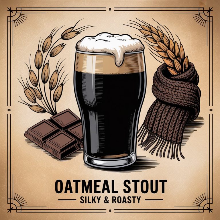 Oatmeal Stout – Silky, Roasty & Comfort in a Glass