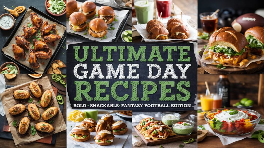 Ultimate Game Day Recipes ( Fantasy Football Edition )