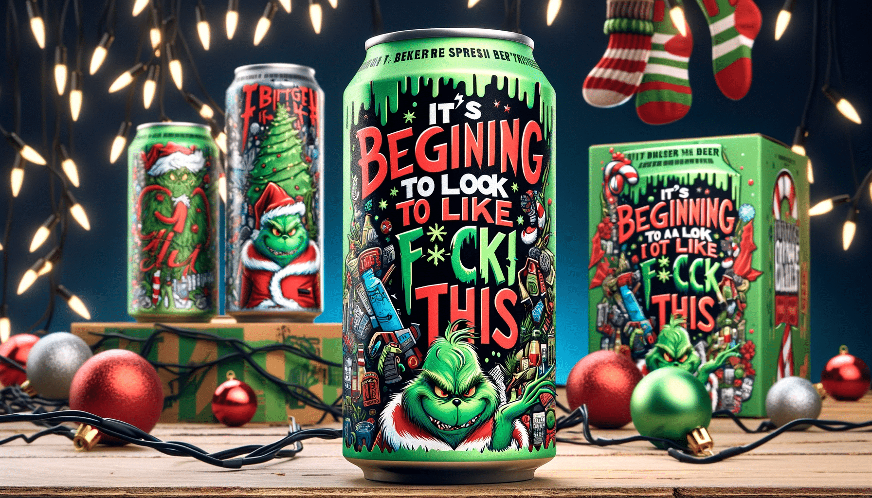 Grinch Beer: Frosty Pint Christmas Magic in a Can