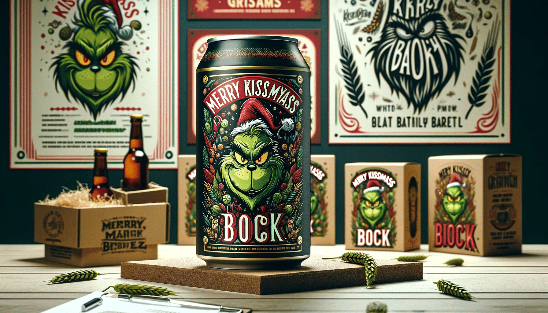 Grinch Beer: Frosty Pint Christmas Magic in a Can